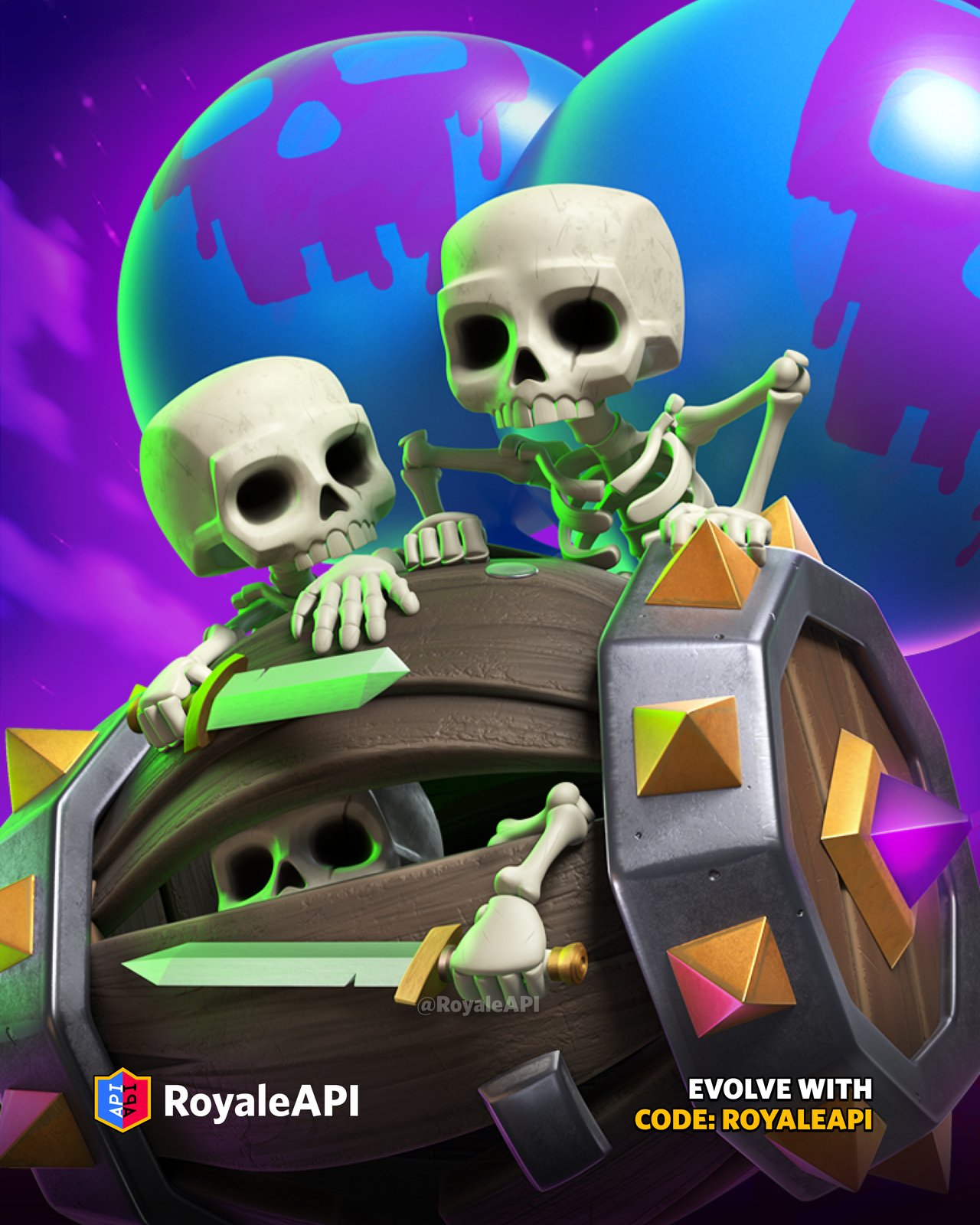 Skeleton Barrel Evolution - July 2025 (Season 73) - Clash Royale News Blog - RoyaleAPI
