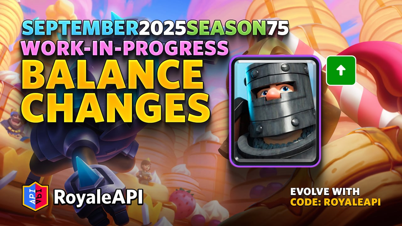 Work-in-progress Balance Changes for September 2025 (Season 75) - Clash ...