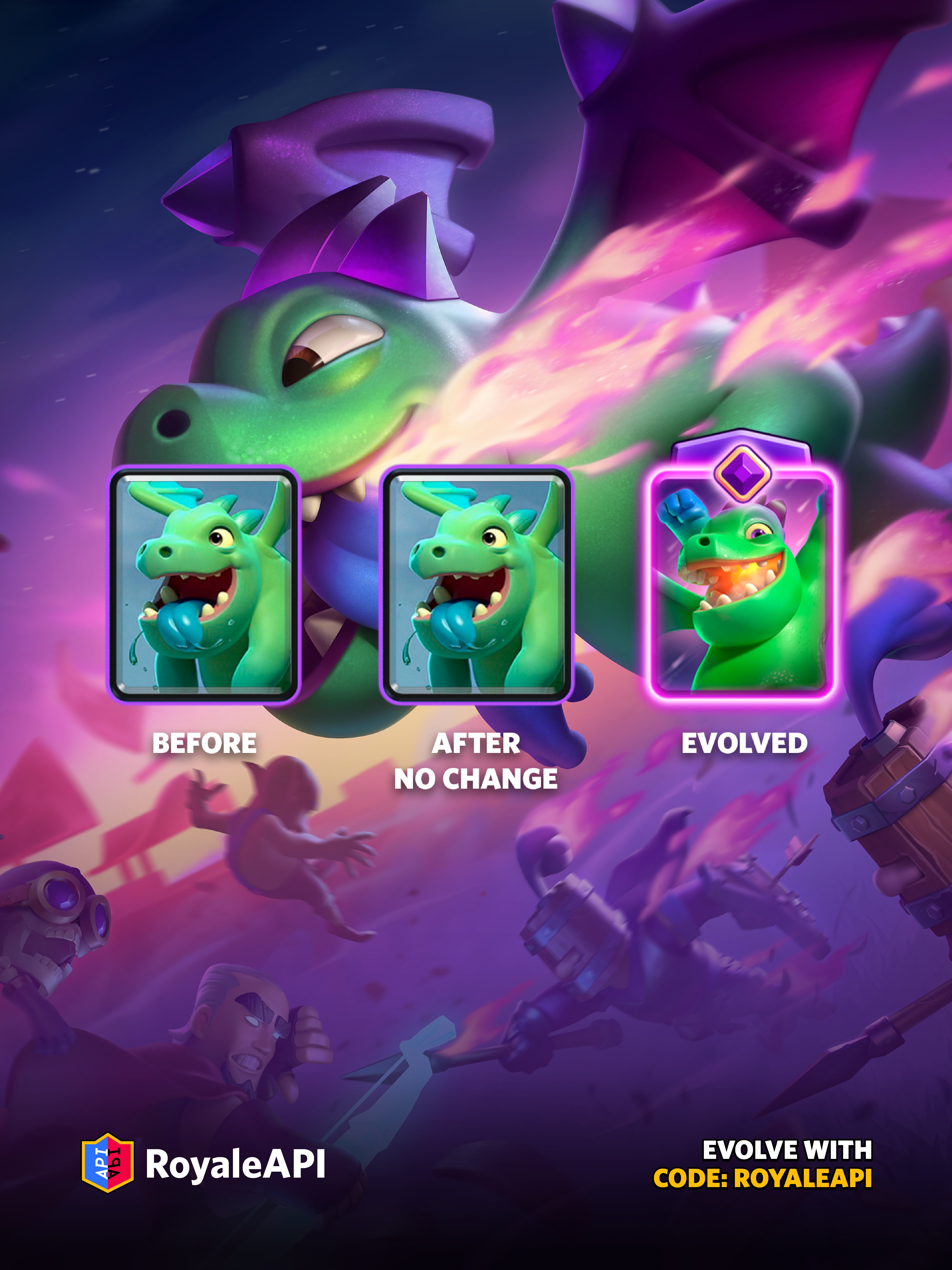 Baby Dragon Evolution - September 2025 (Season 75) - Clash Royale News Blog - RoyaleAPI